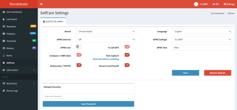 DMR mit pi-star Hotspot – Art-of-Electronics